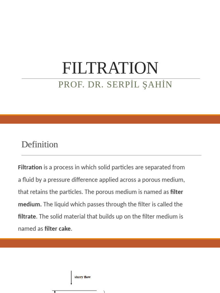 Filtration Presentation 2 | PDF | Filtration | Chemical Engineering
