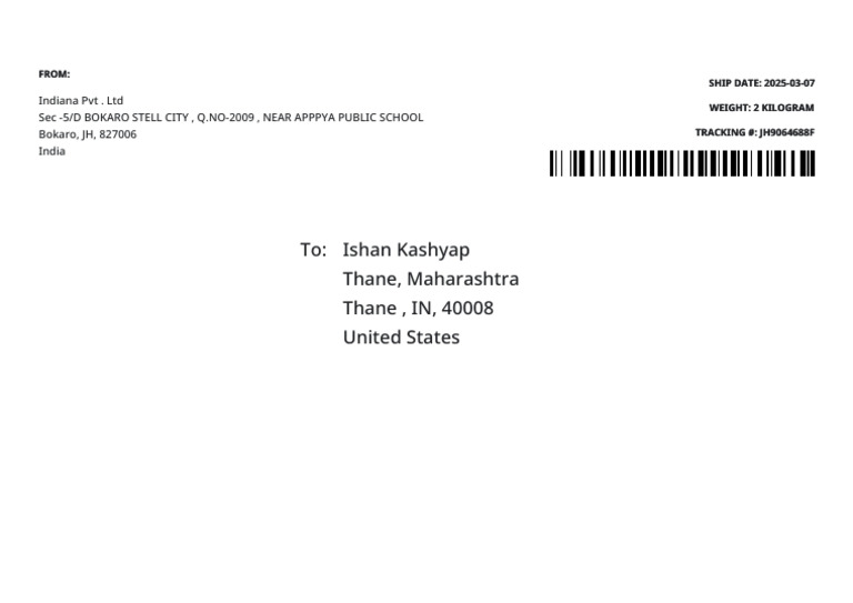 Shipping Label | PDF