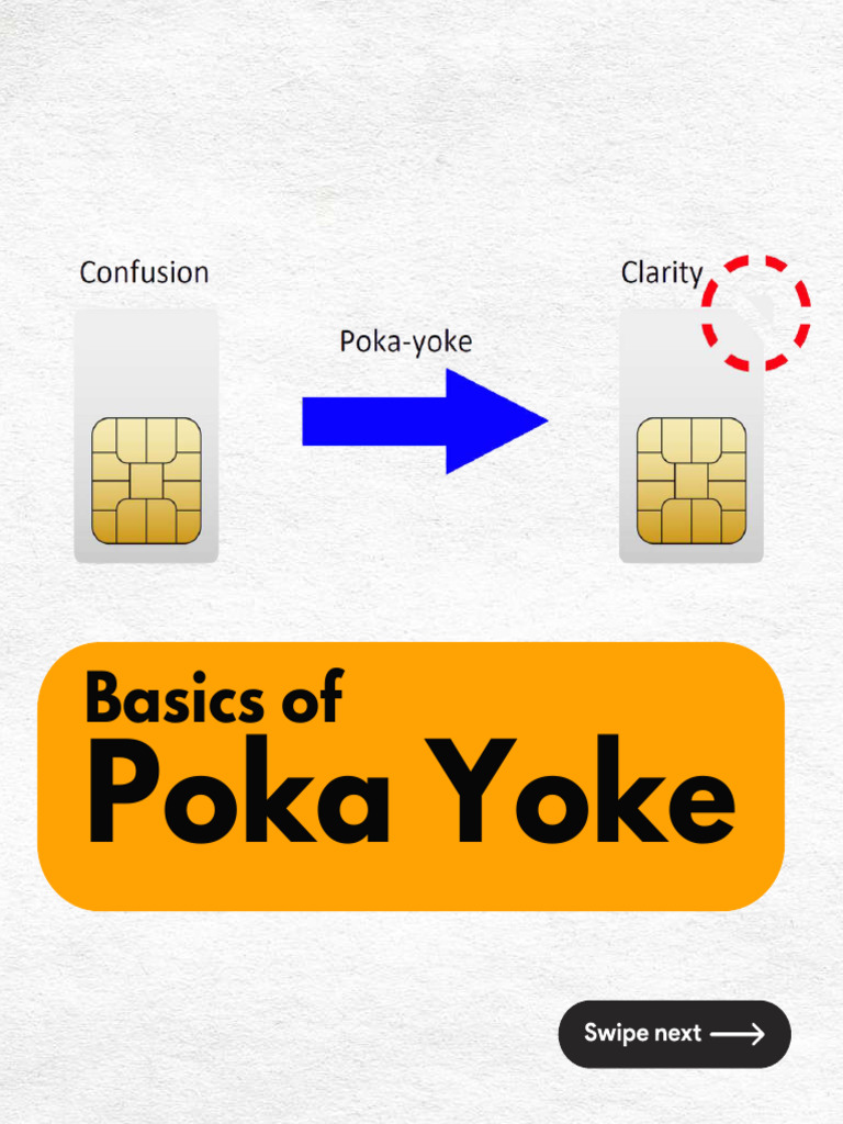 Poka-Yoke: Principles and Examples | PDF