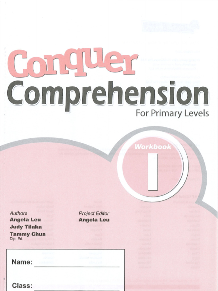 Conquer Comprehesion Primary 1 | PDF