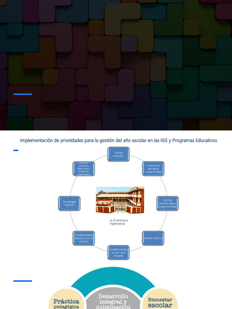 Reunión Informativa: Gestión Educativa | PDF