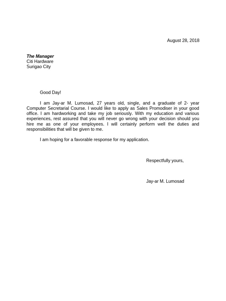 App Letter | PDF