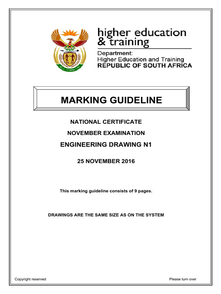 N1-Engineering-Drawing-November-2016-Memorandum | PDF | Technical ...