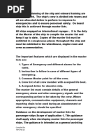SOLAS Muster List and Drill Procedures | PDF | Firefighting | Fires