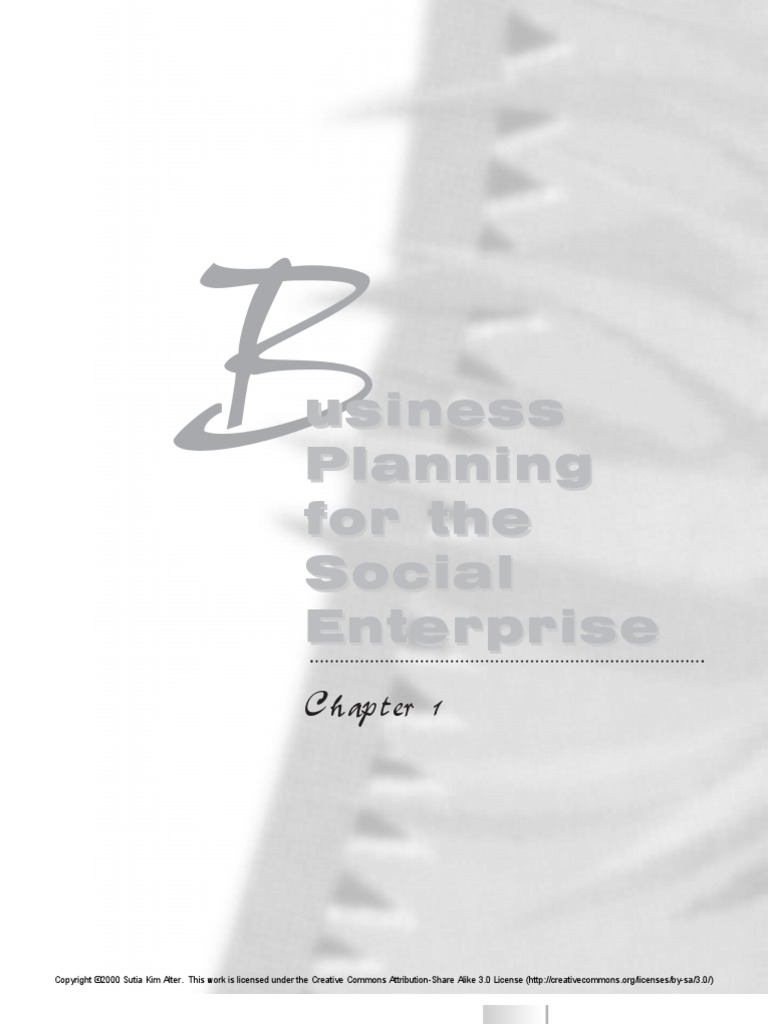 Business Plan Competition Template | PDF | Social Enterprise | Business ...
