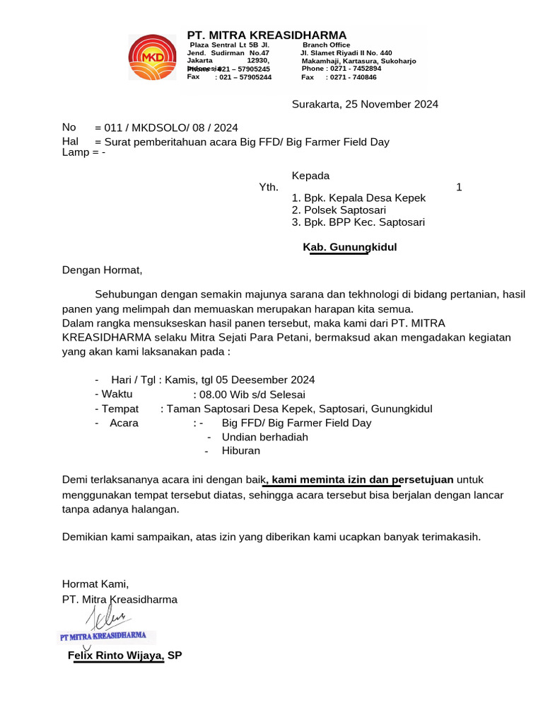 Ijin Keramaian BIG FFD GK PDF | PDF