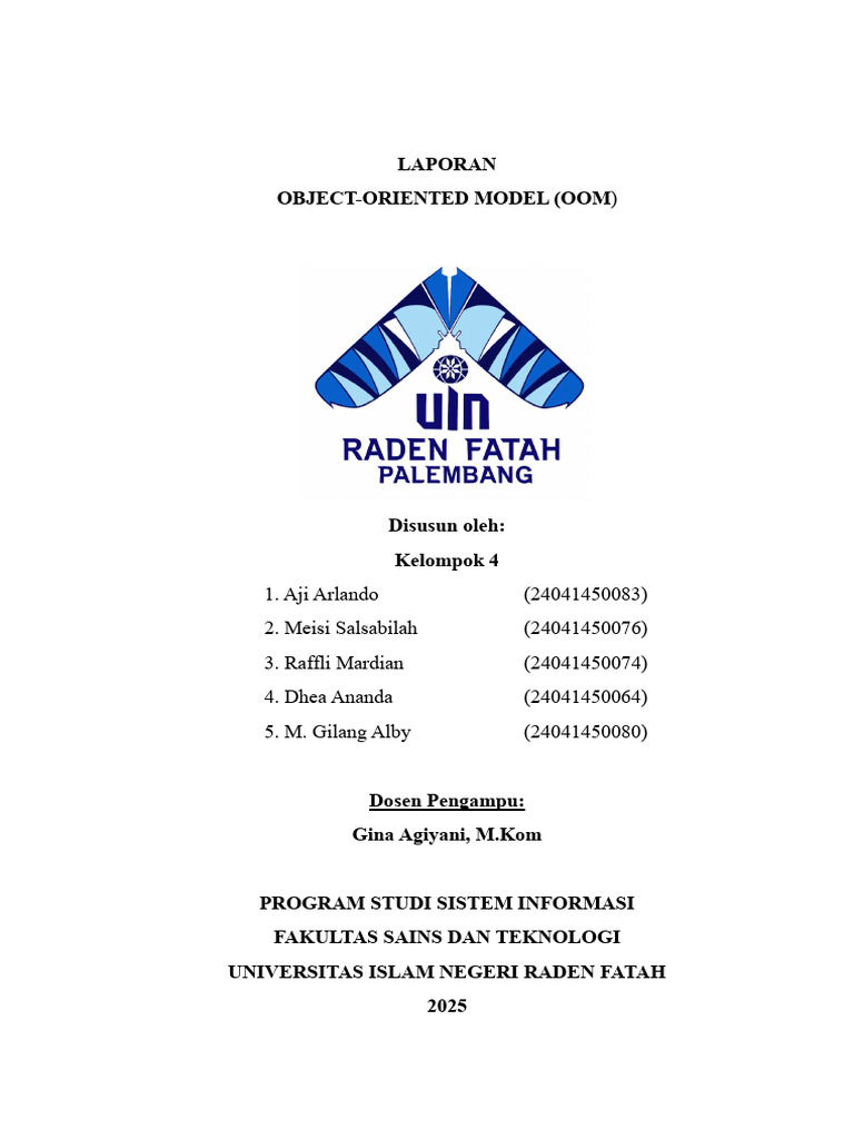 Pemahaman Object-Oriented Model (OOM) | PDF