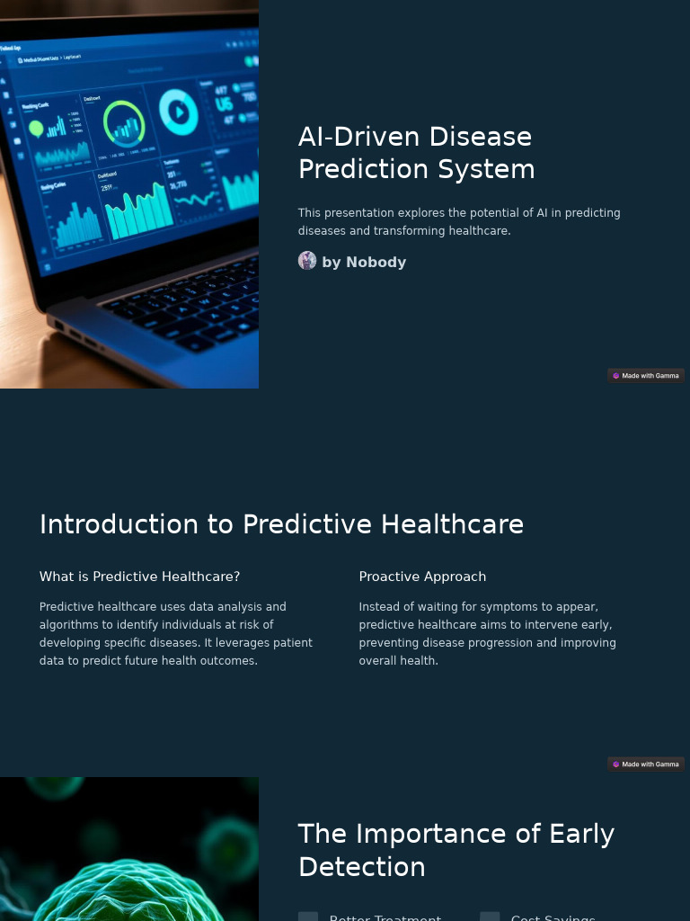 AI Driven Disease Prediction System | PDF | Artificial Intelligence ...