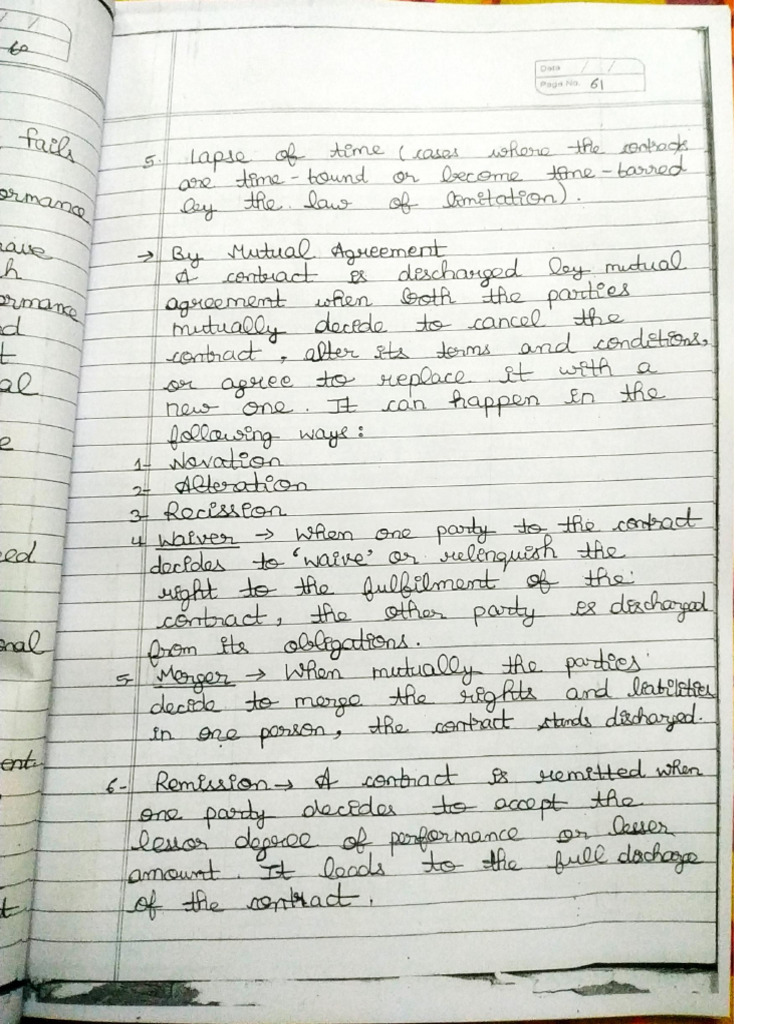 Contract Unit 4 Part 2 | PDF