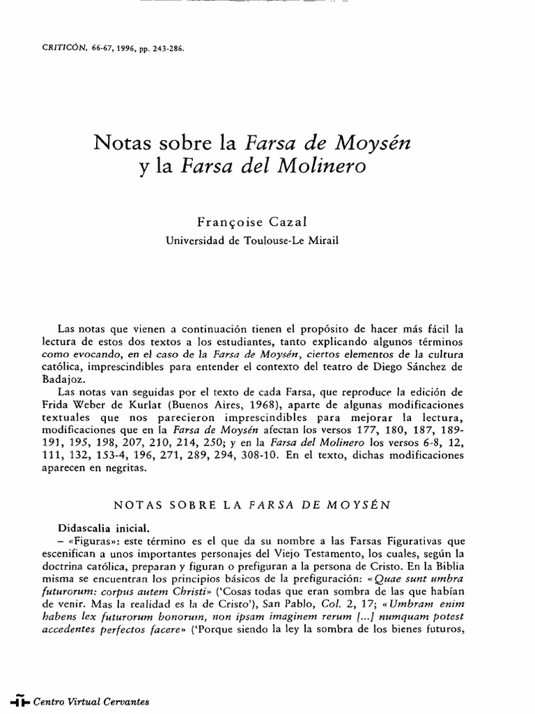Farsa de Moysen | PDF | Martin Luther | Gracia divina