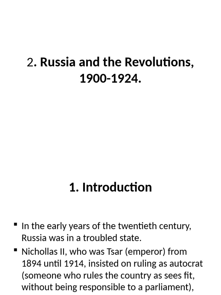 The Russian Revolutions, IUM | PDF | Vladimir Lenin | Bolsheviks