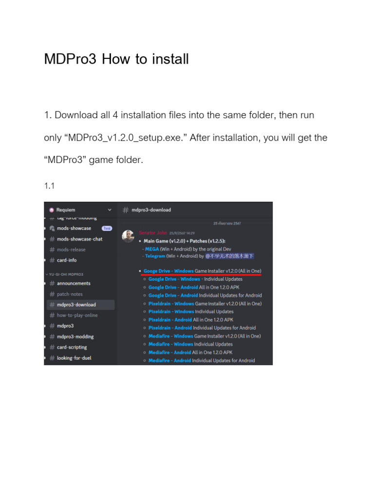 MDPro3 How To Install (En) | PDF