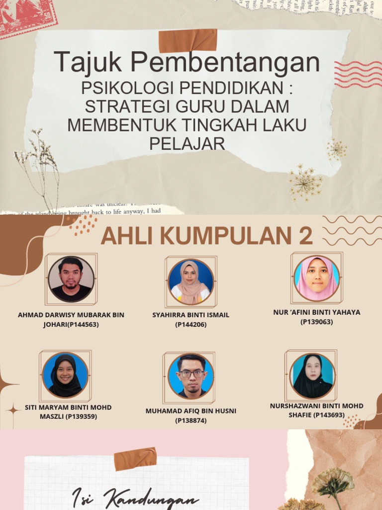 Pembentangan Hari Ibu Ringkas Buku Skrap Vintaj Kuning Air Merah Jambu ...