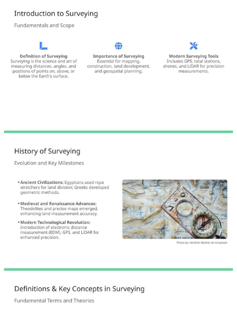 Introduction to surveying | PDF