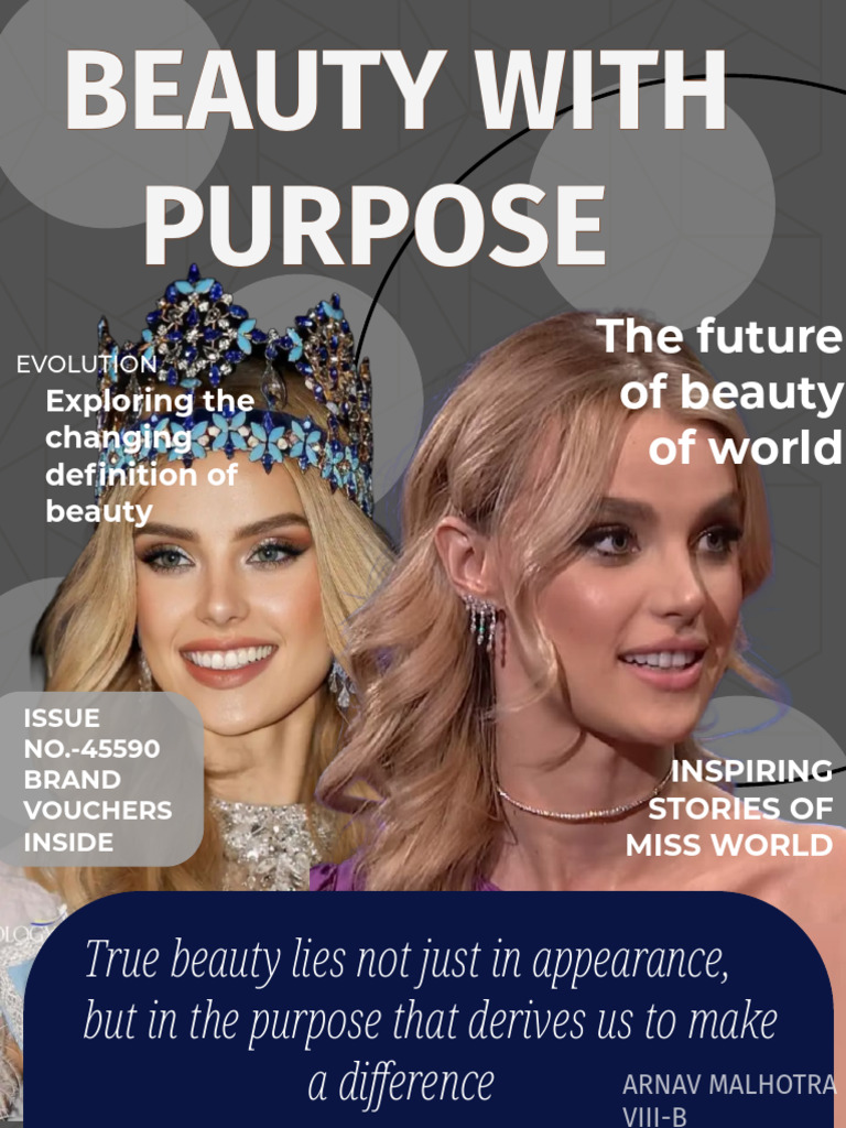 Beauty With Purpose by Arnav Malhotra VII B | PDF