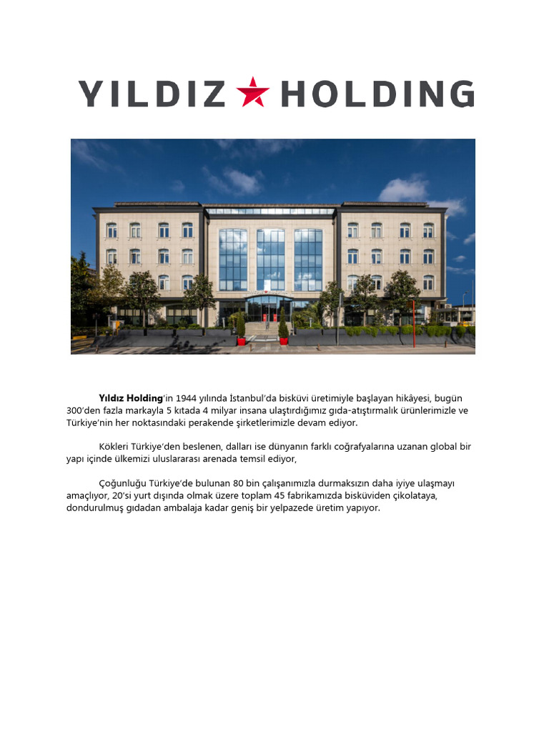 Yıldız Holding | PDF