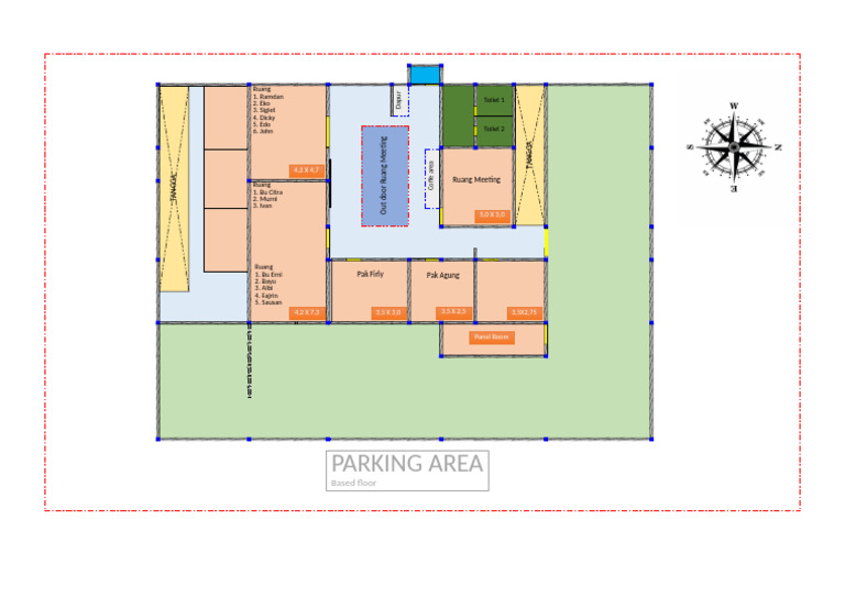 Layout Lt. 5 PT. Triagung Jaya Abadi | PDF