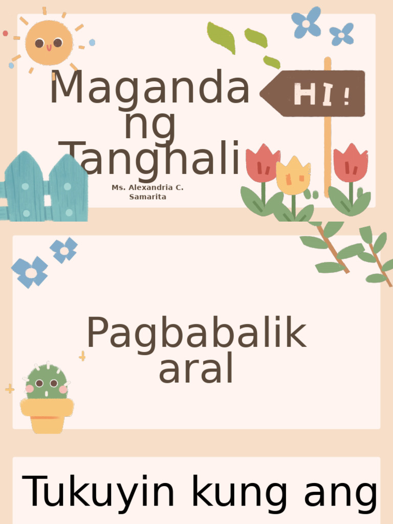 Q1 Filipino 2 Hanapin Ang Salitang Ugat | PDF