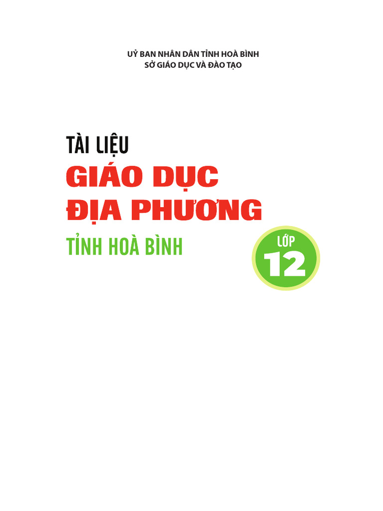 Tai Lieu GDDP Hoa Binh 12 Ngay 20.6.24 | PDF