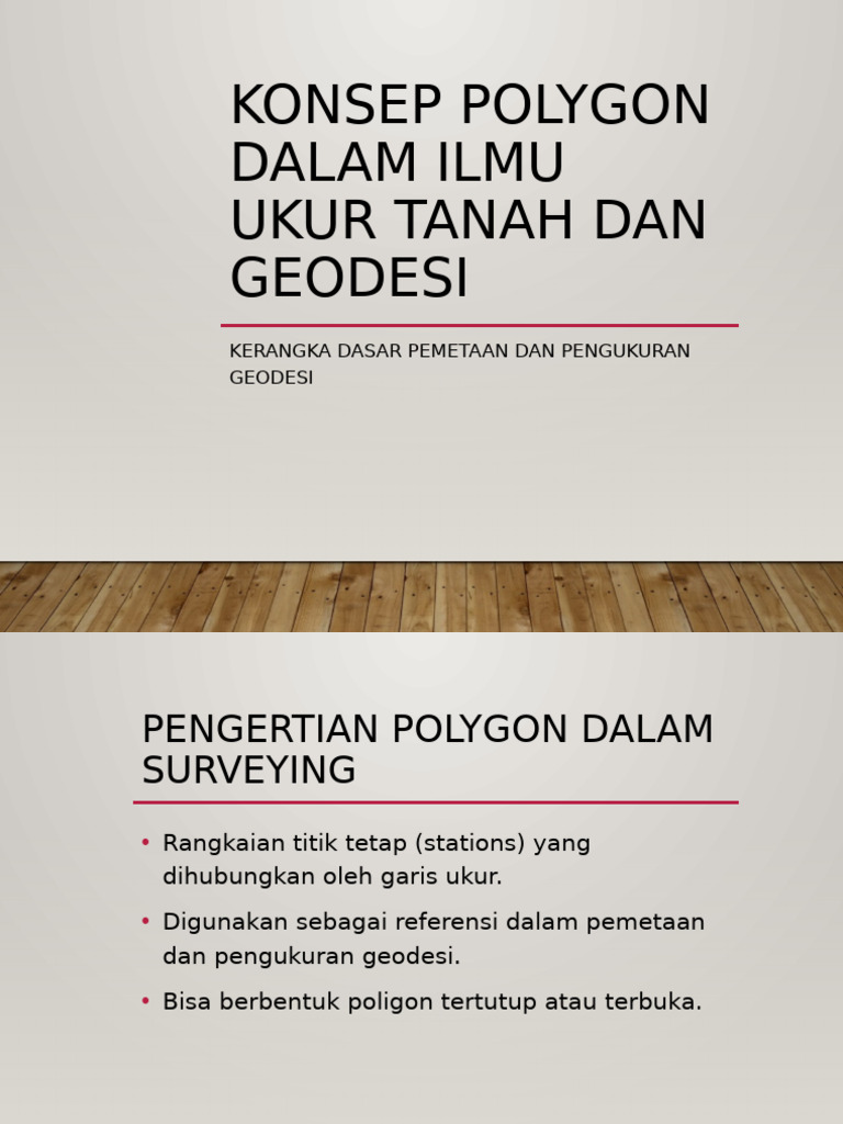 Polygon Surveying Geodesi | PDF