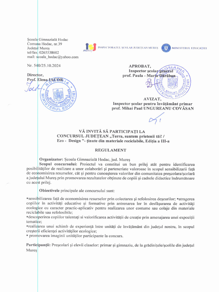 Regulament Terra... 2025 | PDF