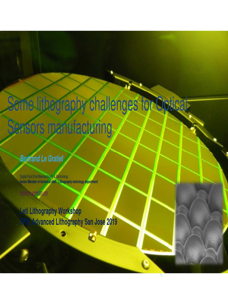 08 Some Lithography Challenges | PDF | Photolithography | Electronics