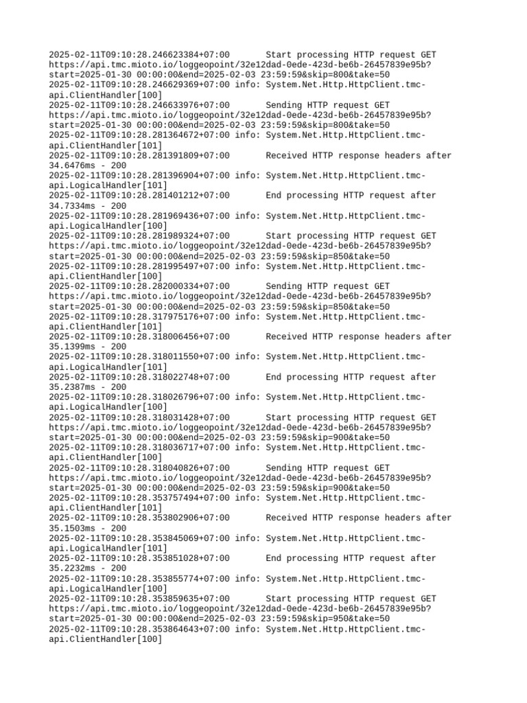 _tmc-report_logs | PDF | Json | Computer Programming