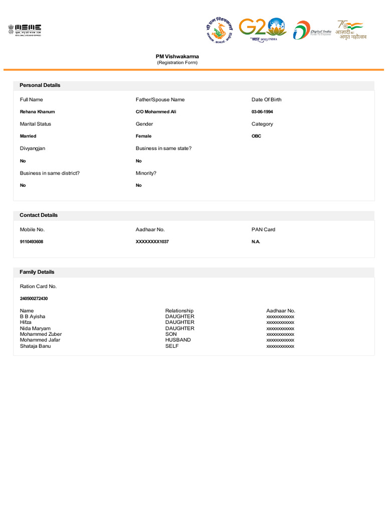 ApplicationForm - KA 017 251951 03983068 | PDF | Loans | Personal Finance