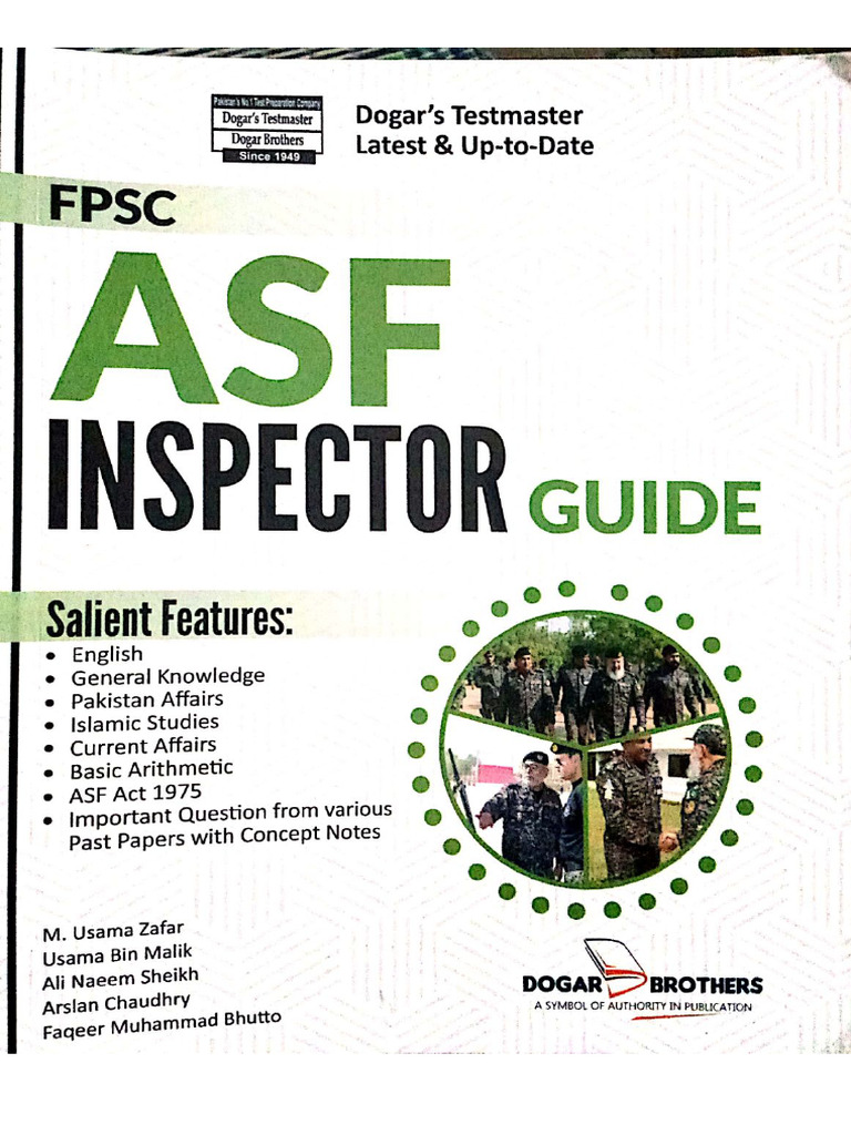 Asf Inspector Guide_1 | PDF