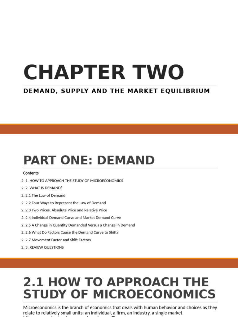 Understanding Demand in Microeconomics | PDF | Supply And Demand | Economic Equilibrium