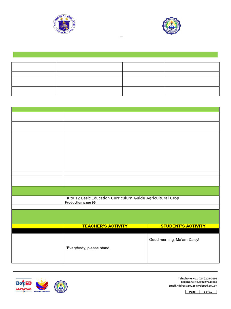 Applying Safety Measures in Farm Operation - DLP | PDF | Hazards ...