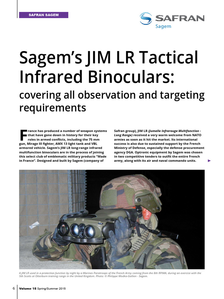 JIM LR Tactical Infrared Binoculars Overview | PDF | Intelligence ...