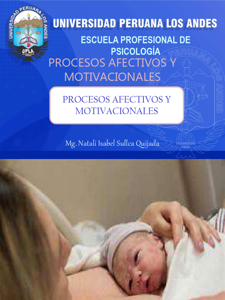 1.procesos Afectivos y Motivacionales | PDF