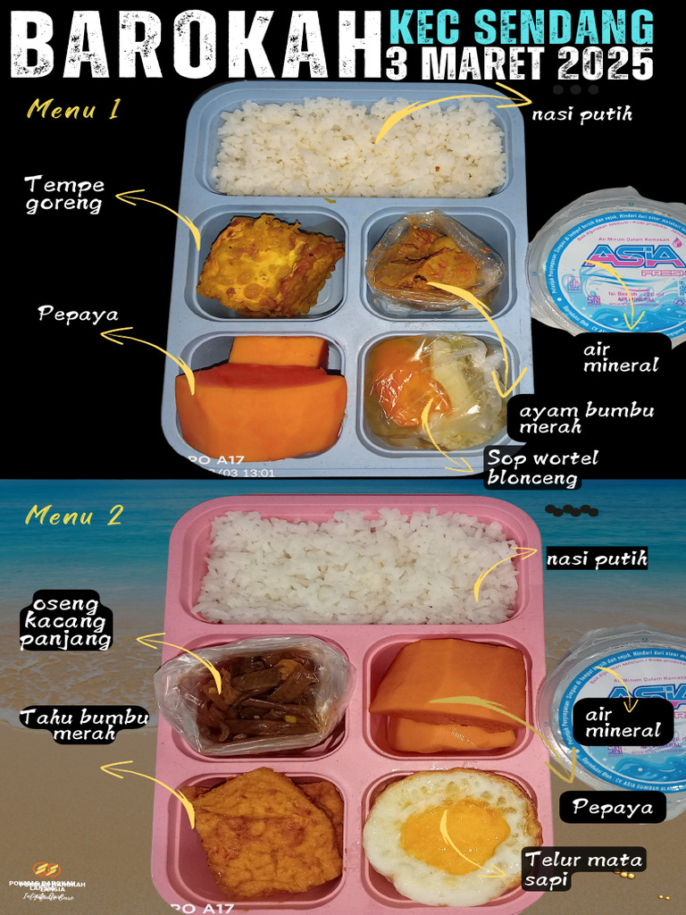 Menu Sehat Lansia POKMAS Barokah | PDF