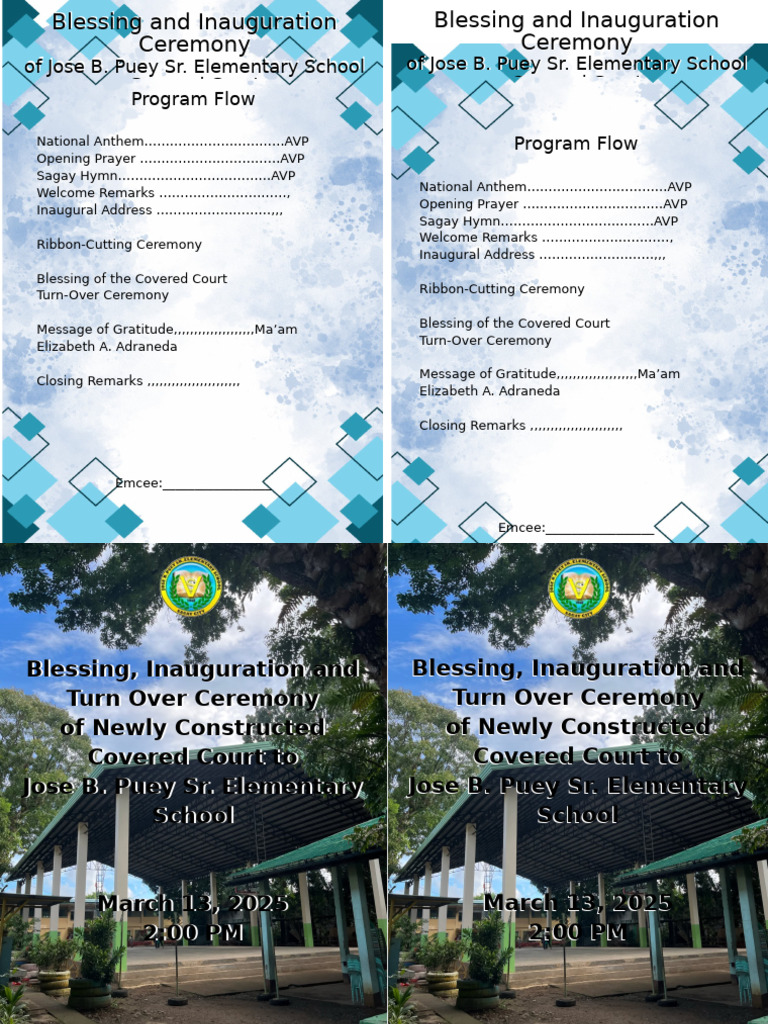 Inauguration Program JBPSES | PDF