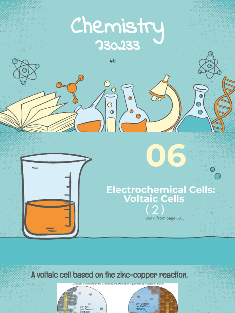 Understanding Voltaic Cells and Cell Potential | PDF | Redox | Electrode