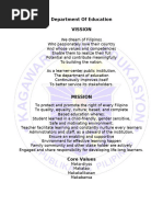 DepEd Vision, Mission, and Core Values | PDF