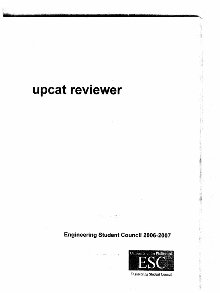 Upcat Reviewer | PDF