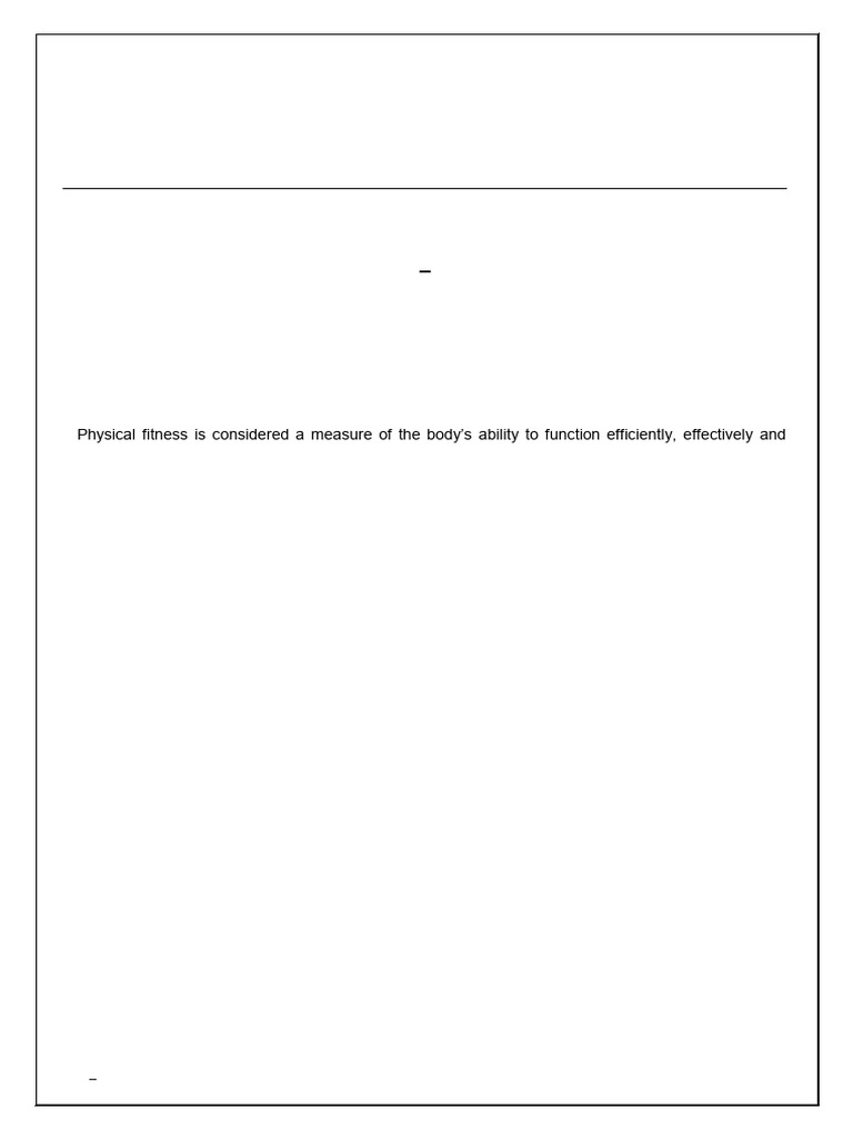 845 Physical Activity Trainer Pdf Educational Assessment