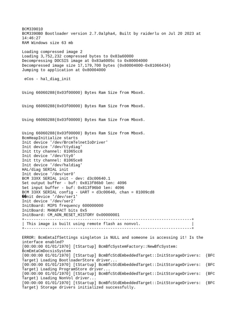 The PCBA Without Any Signature | PDF | Parameter (Computer Programming) | Booting