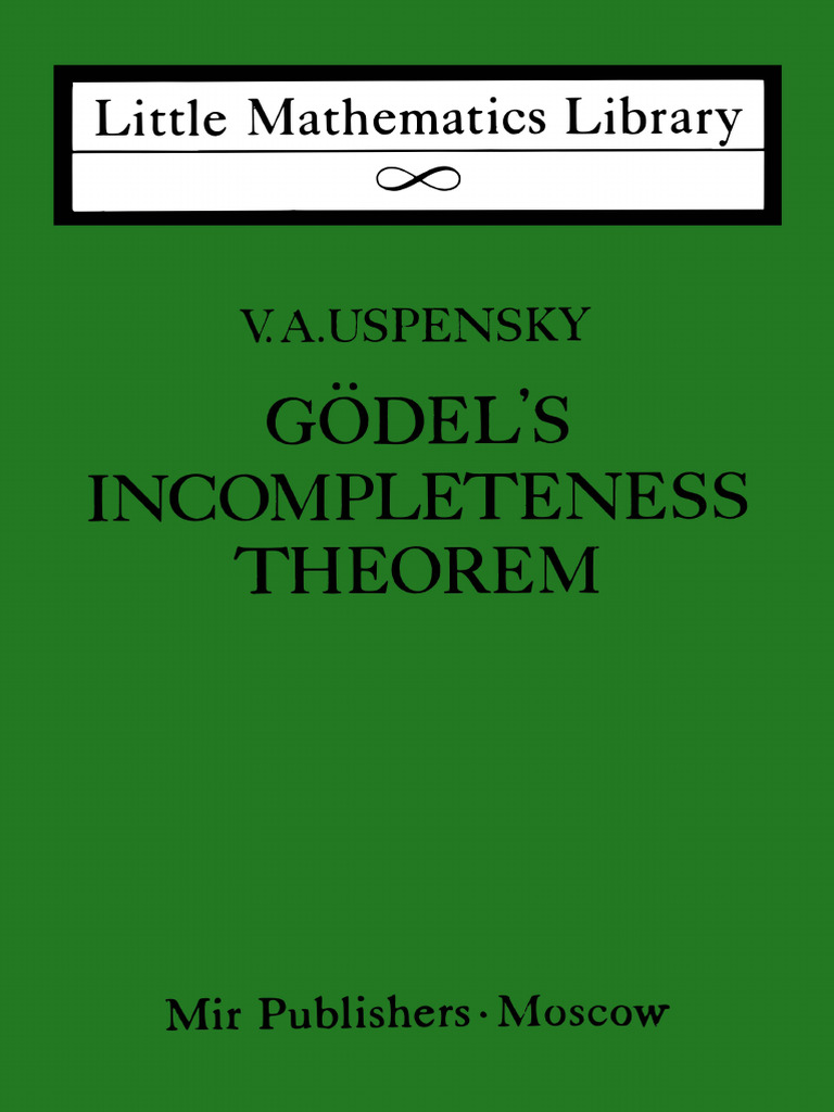 Gödels Incompleteness Theorem | PDF | Function (Mathematics) | Theorem