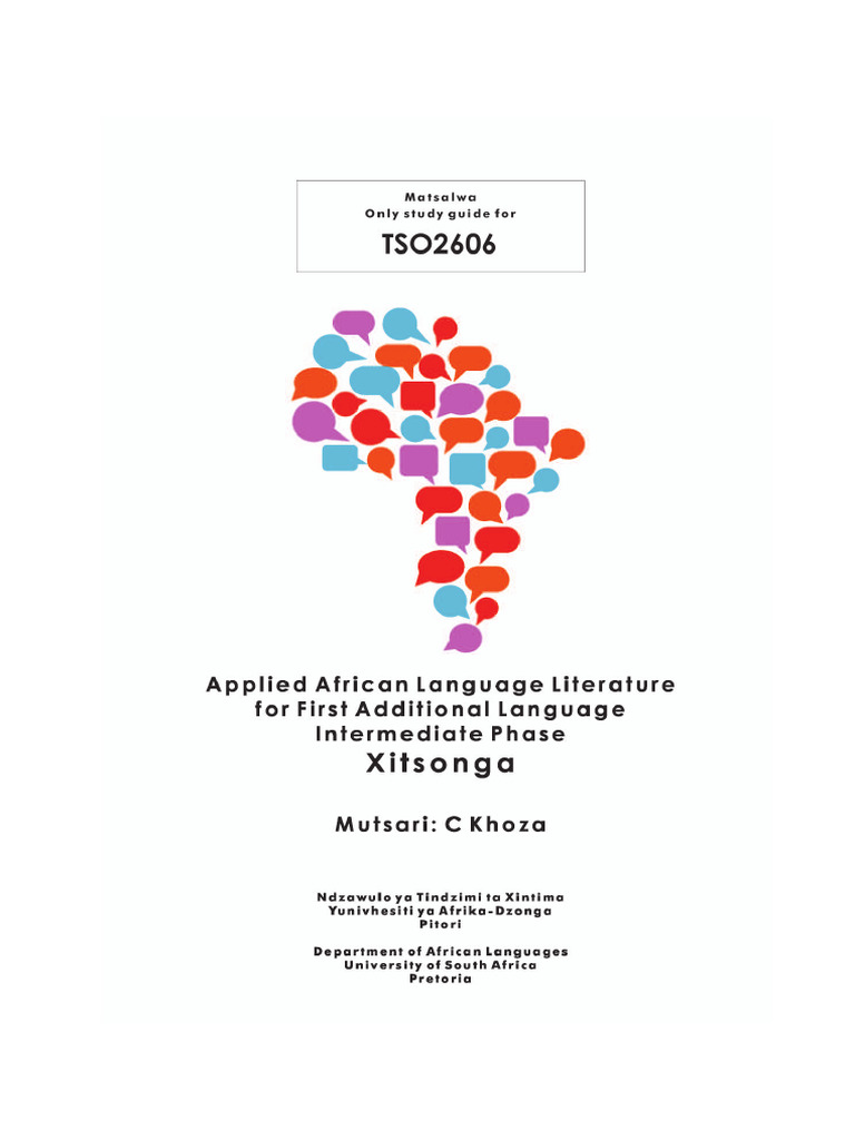 Xitsonga Study Guide | PDF