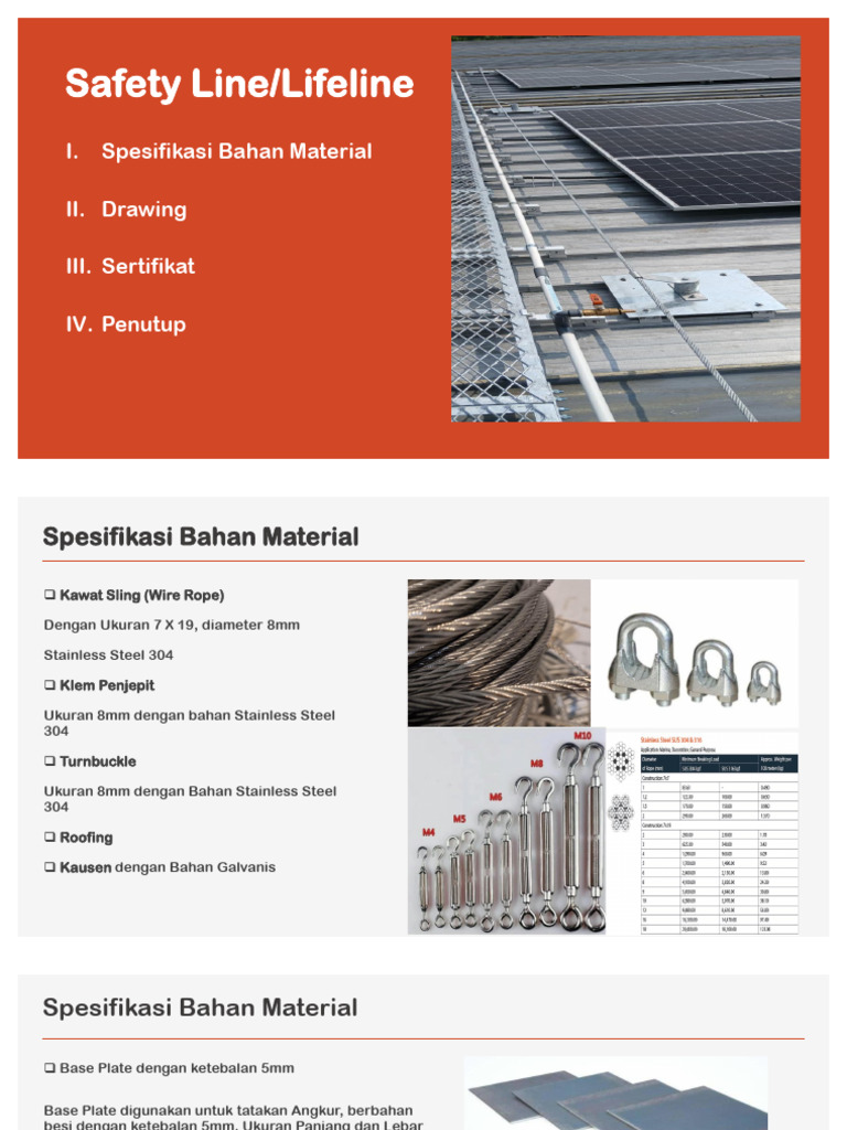 Safety Line atau Lifeline Pdf | PDF