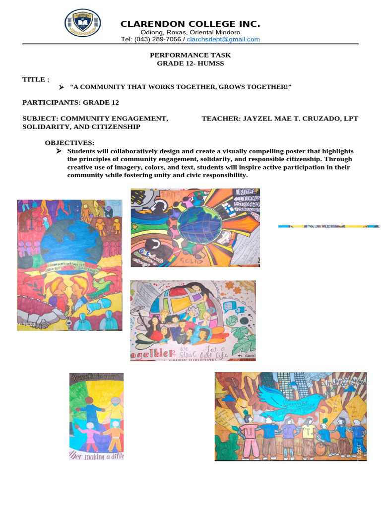 Cesc Humss 12 - Performance Task | PDF