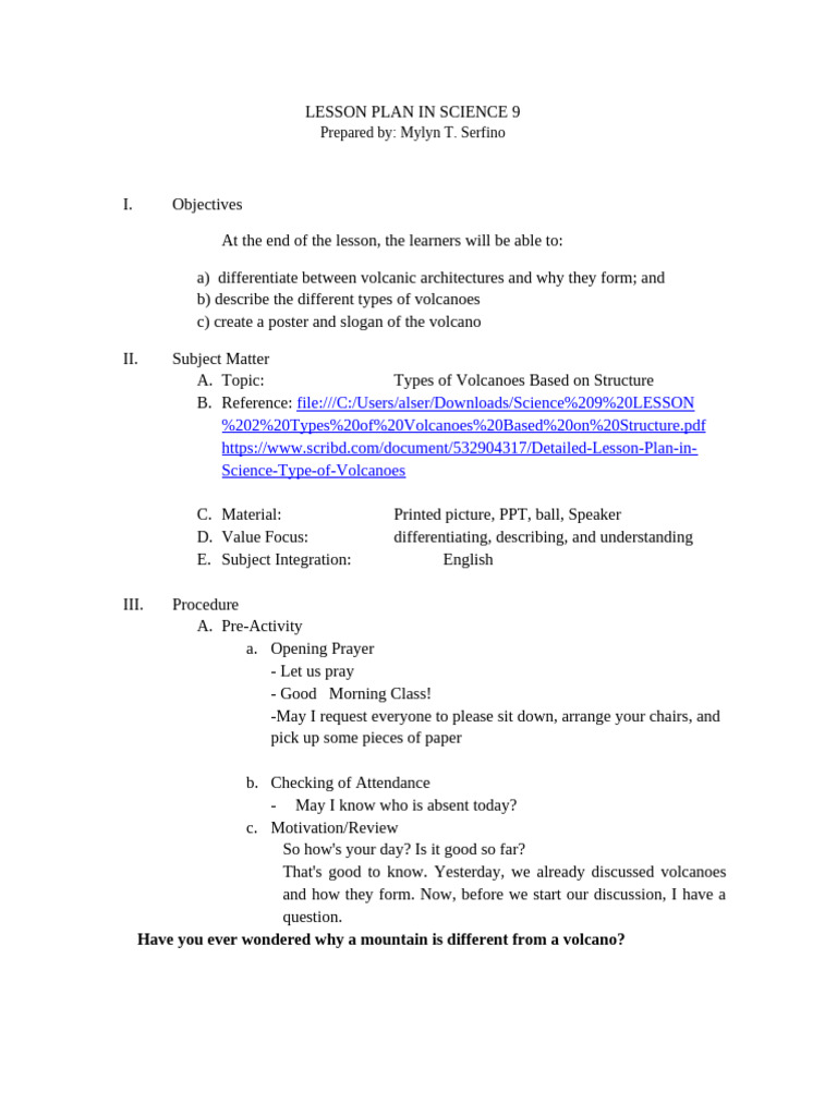 LP in Types of Volcano l2. | PDF | Volcano | Volcanology