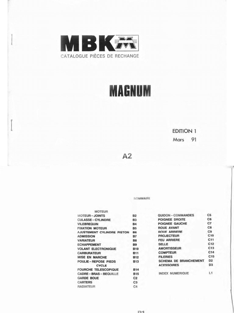 Motobecane-MBK-Magnum-H2o-pieces-detachees | PDF