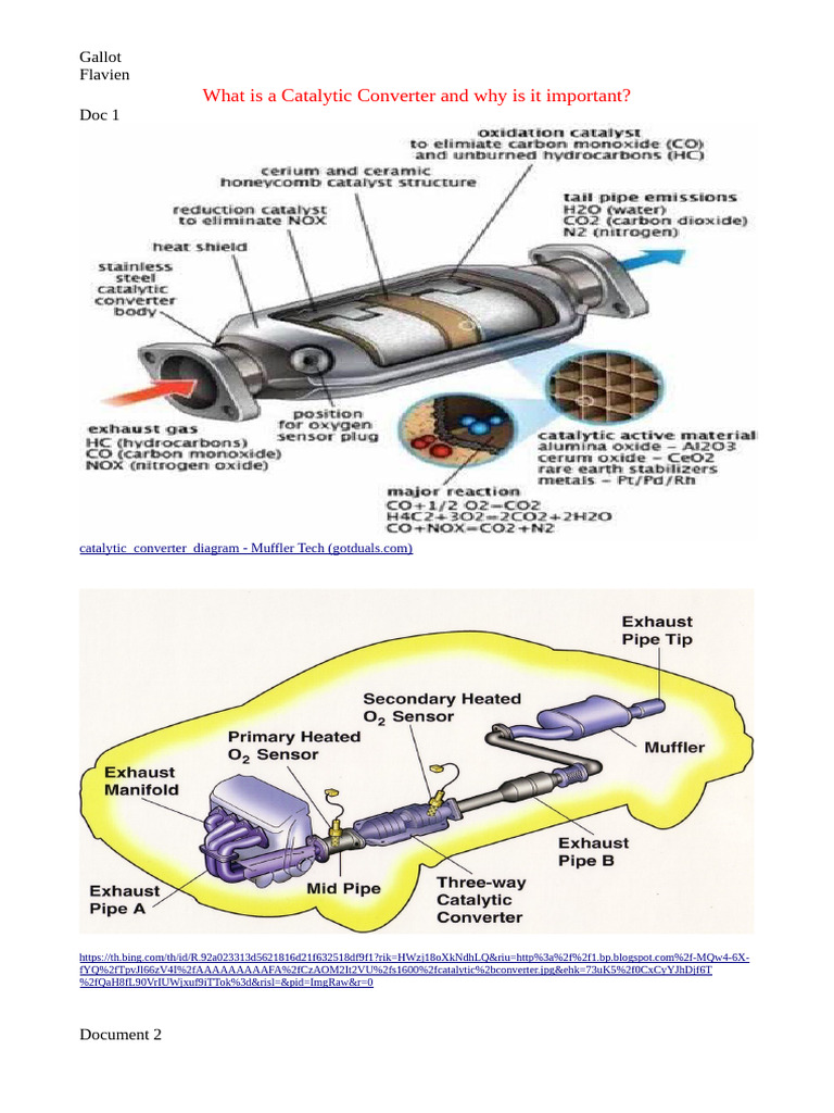 Catalytic Converter Overview and Theft Risks | PDF | Exhaust Gas ...