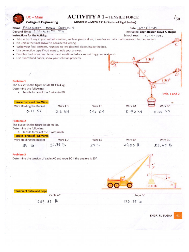 PRESBITERO, MECH ACTIVITY 1 | PDF