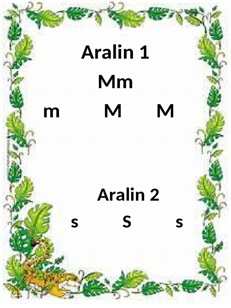 Marungko Booklet Final | PDF