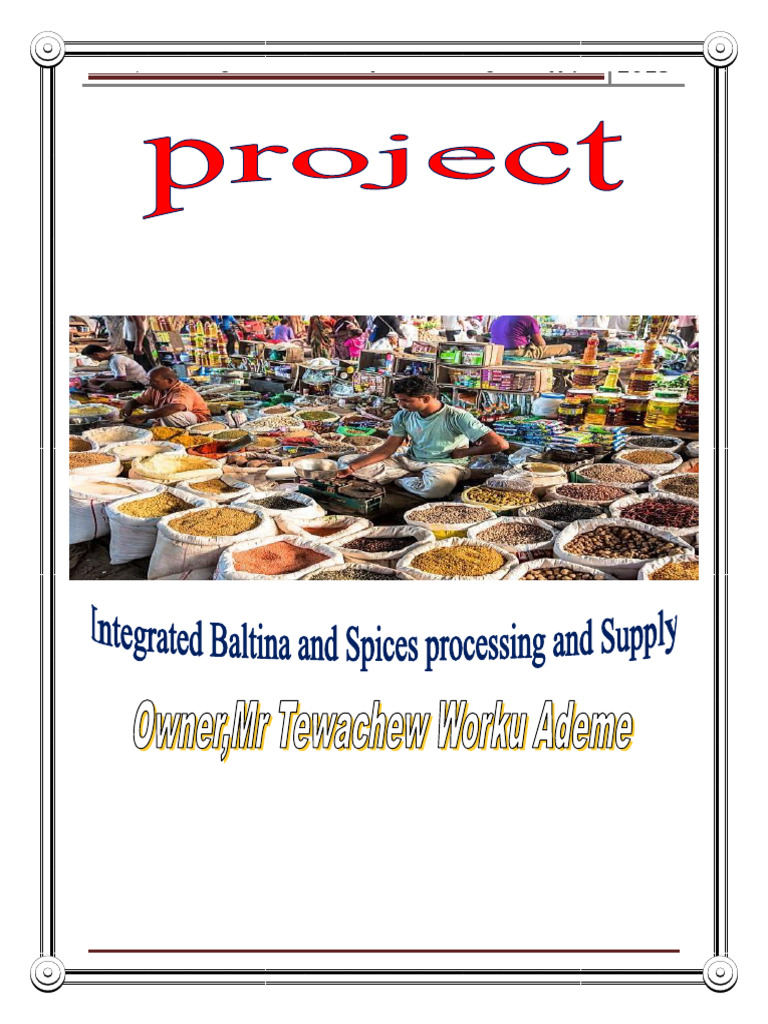 Integrated Baltina Processing Project | PDF | Farms | Smallholding